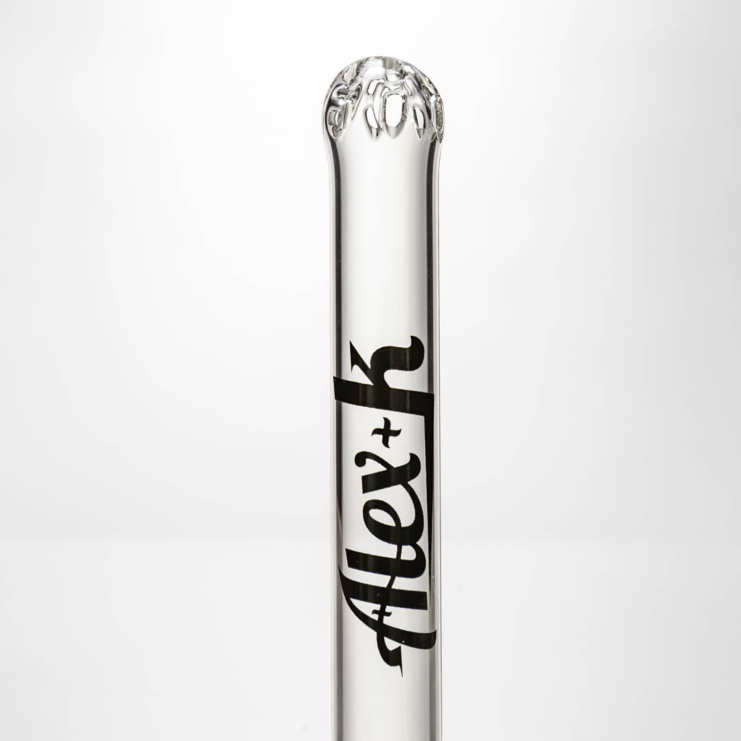 14/18mm Gridded Bong Downstems by Alex K Glass - Aqua Lab Technologies