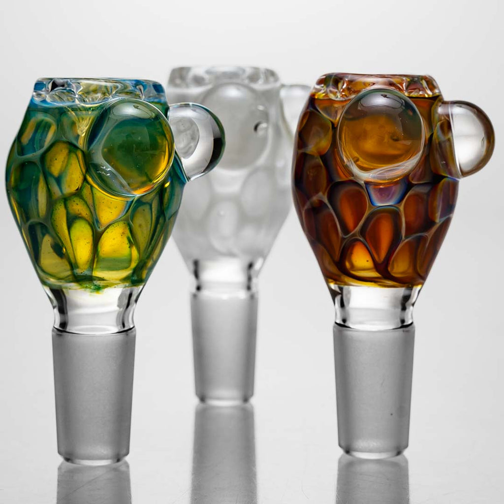 Honeycomb Disc Screen Bong Slides - Ben Wilson Glass