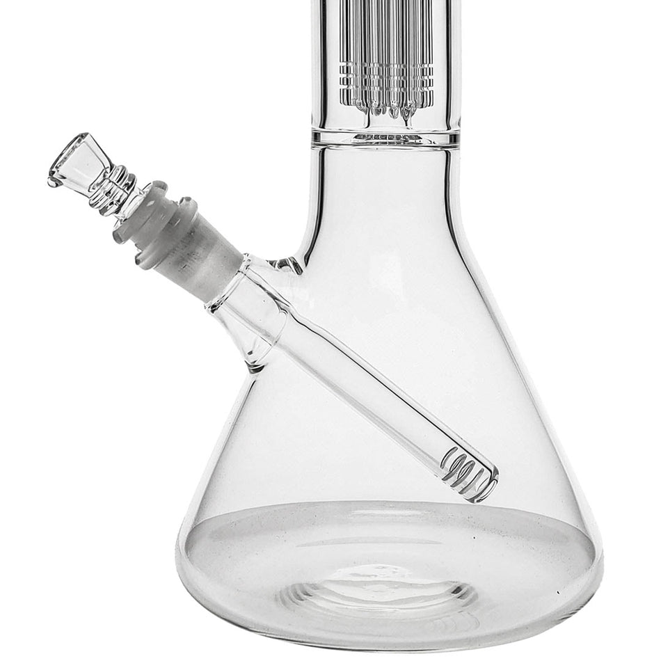 22-inch Double 10-Arm Beaker Bong by BIO Glass