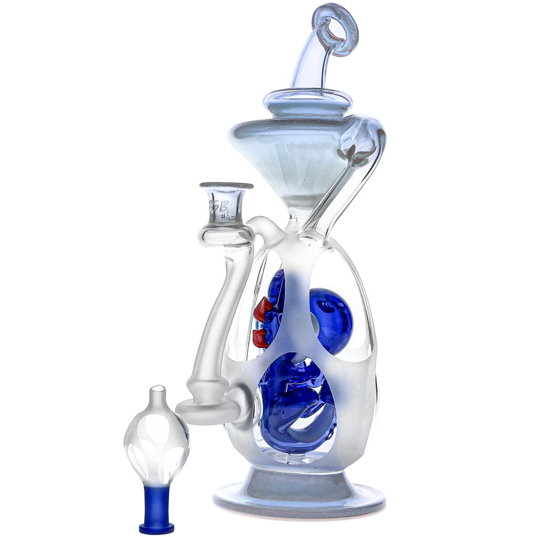 10mm Yoshi Recycler Dab Rigs by BTGB Glass – Aqua Lab Technologies
