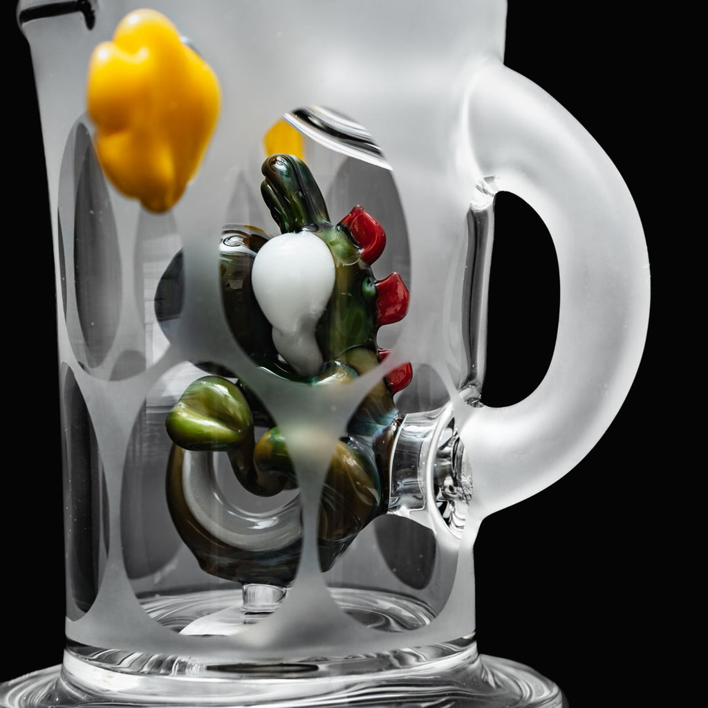 14mm Yoshake Dab Rig by BTGB Glass – Aqua Lab Technologies