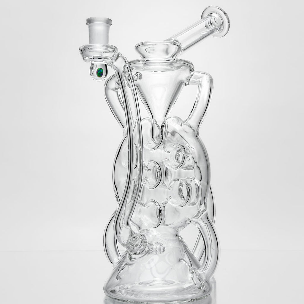 Swiss Perc Recycler Dab Rigs by EBox Glass