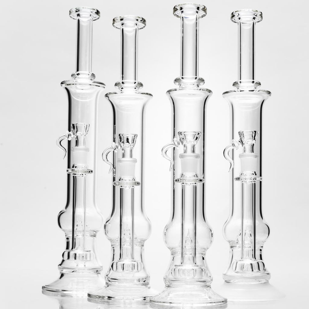Volcano Dually Drain Bongs by Frito Glass