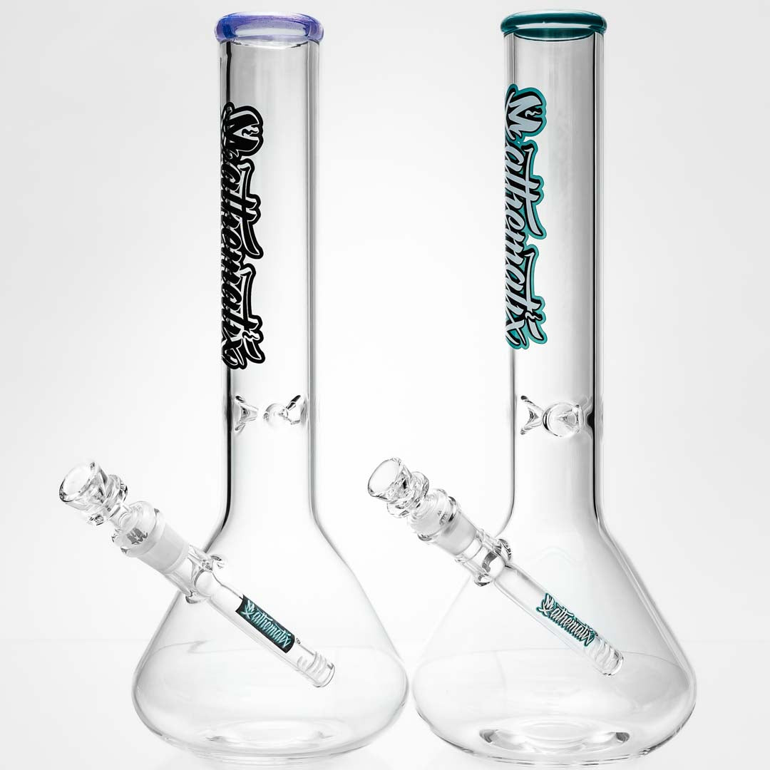 Mathematix Glass | 14-inch Glass Beaker Bongs - Aqua Lab Technologies