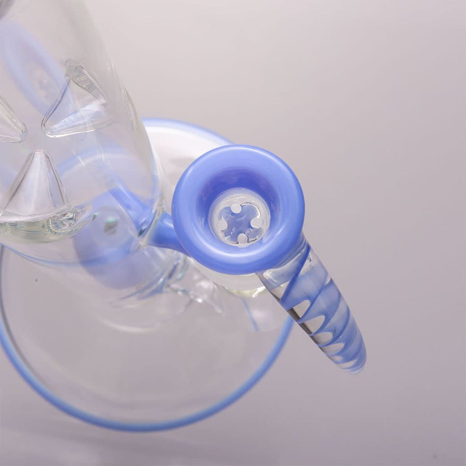 Fixed 8-Arm Tree Percolator Bong by 2K Glass Art