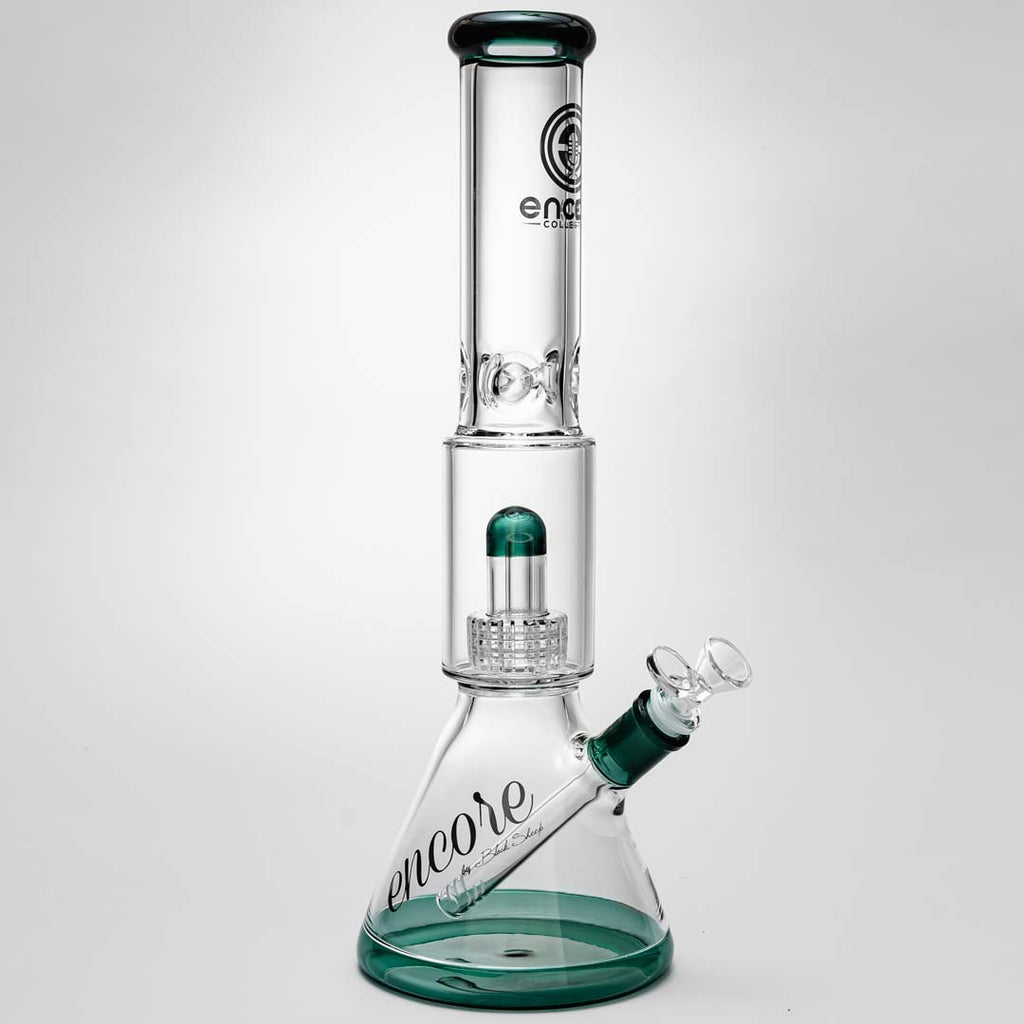 Accent Showerhead Beaker Bongs by Encore Glass