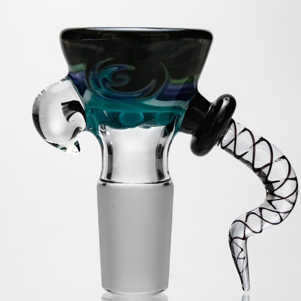 18mm Worked Bong Slides by Frito Glass