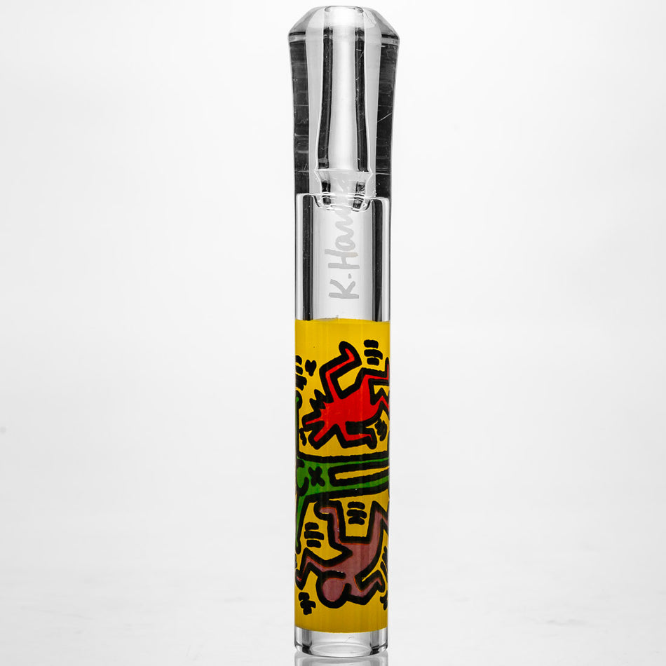 Taster Chillum Onie Pipes from Keith Haring Glass – Aqua Lab Technologies