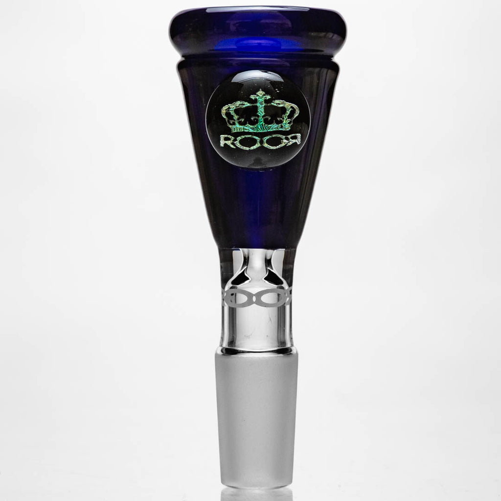 14mm Colored Dichro Marble Bong Slides by ROOR Glass