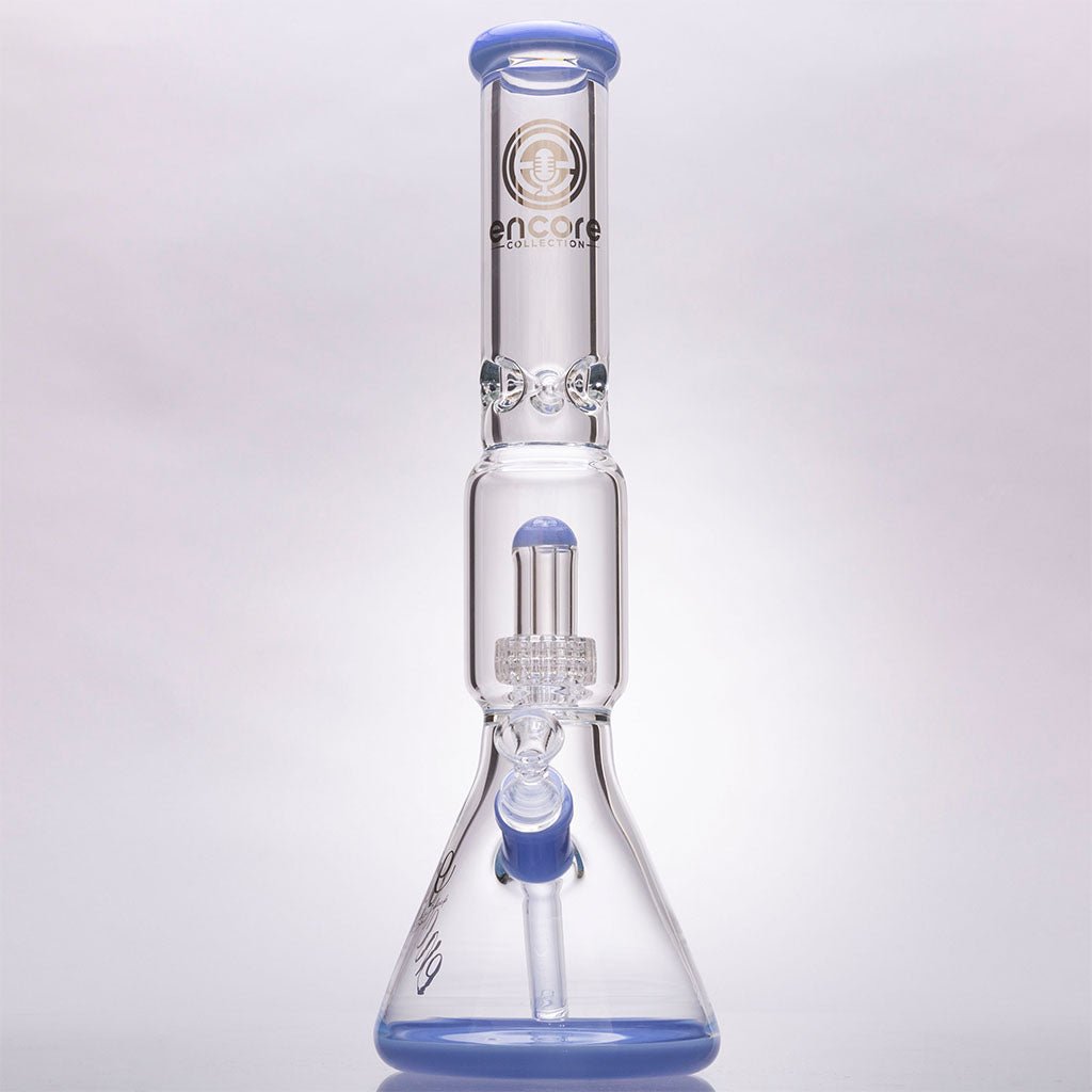 Accent Showerhead Beaker Bongs - Encore Glass - Aqua Lab Technologies