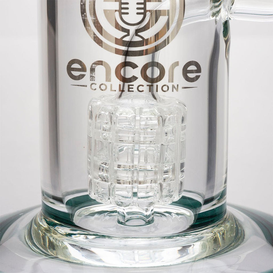 Fixed Barrel Perc Dab Rigs by Encore Glass