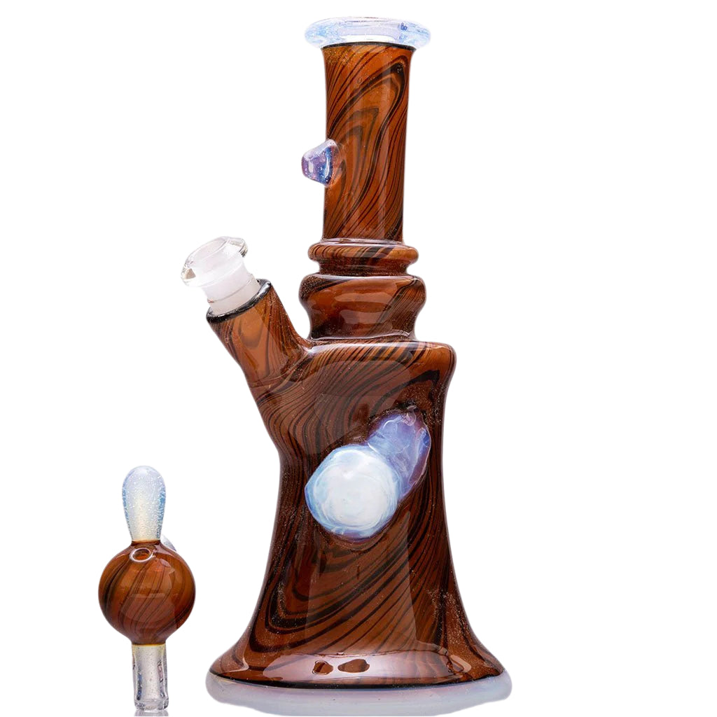 Leary Glassworks - Woodgrain Mini Bongs - Aqua Lab Technologies