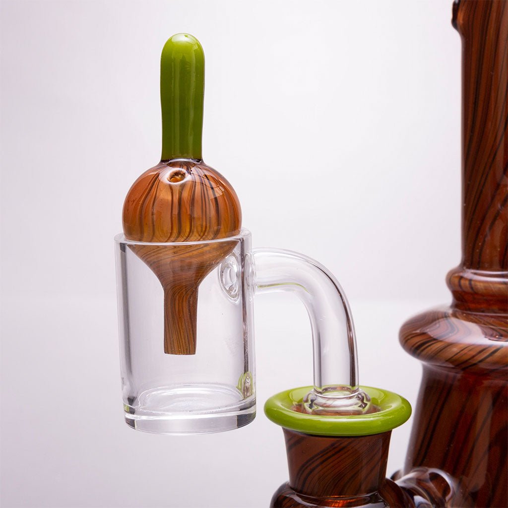 Leary Glassworks - Woodgrain Critter Dab Rigs - Aqua Lab Technologies