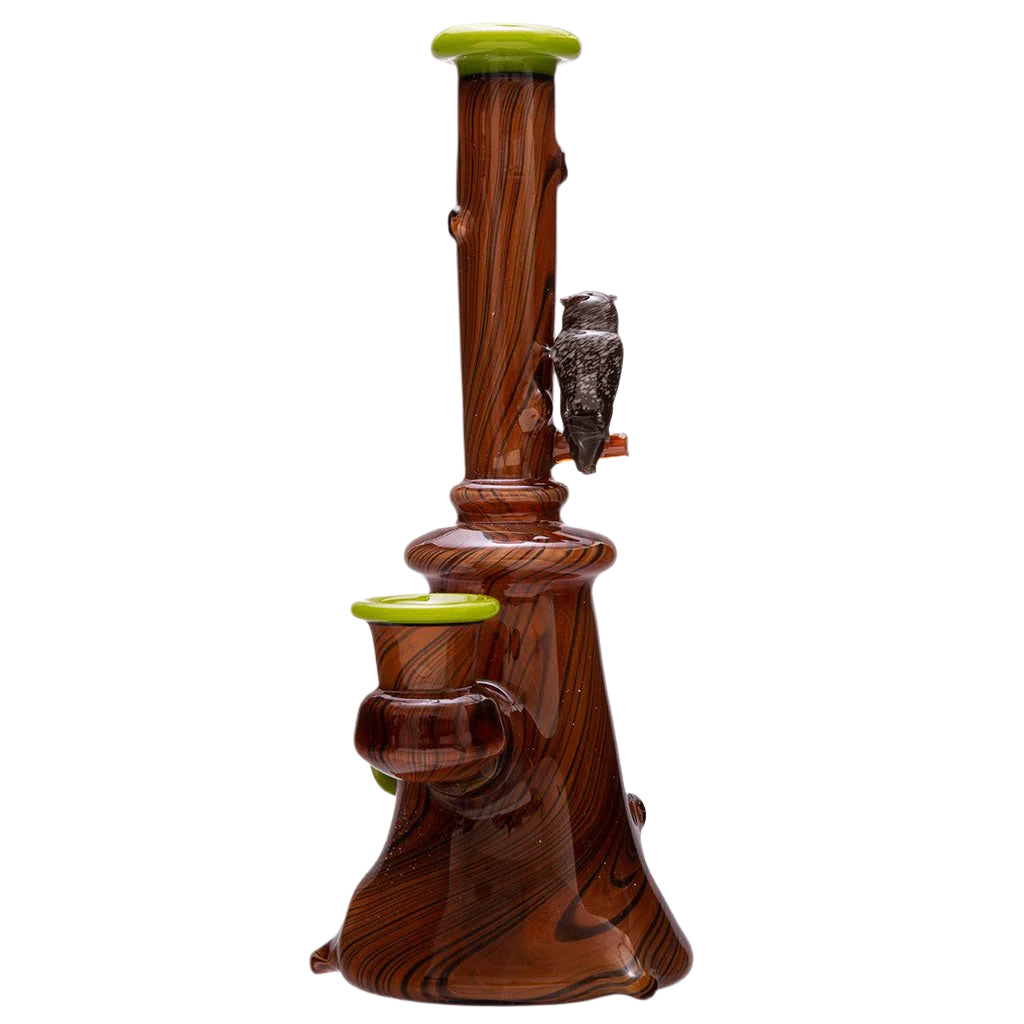 Leary Glassworks - Woodgrain Critter Dab Rigs - Aqua Lab Technologies