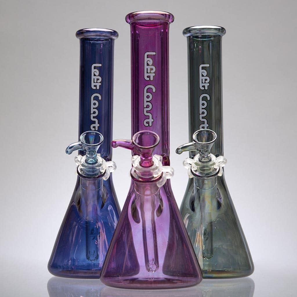 Left Coast Glass - Metallic Beaker Bongs - Aqua Lab Technologies