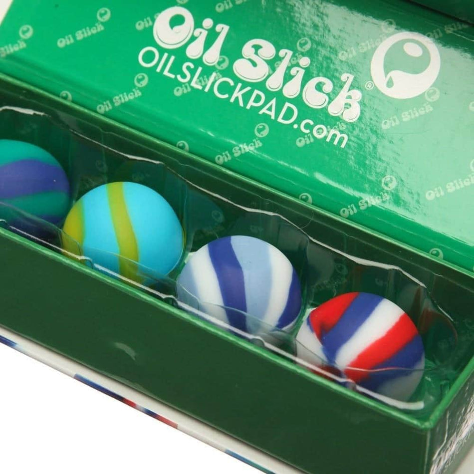 Oil Slick | Four Pack of Blue Mix Slick Ball Minis – Aqua Lab Technologies