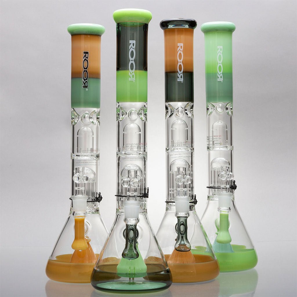 RooR Tech - Two Chamber Beaker Bongs - Aqua Lab Technologies