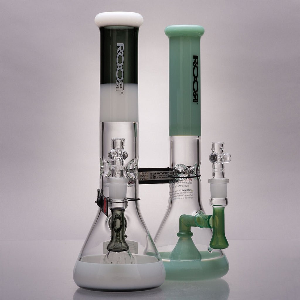 Colored Stemless Beaker Bongs by RooR Tech Glass - Aqua Lab Technologies