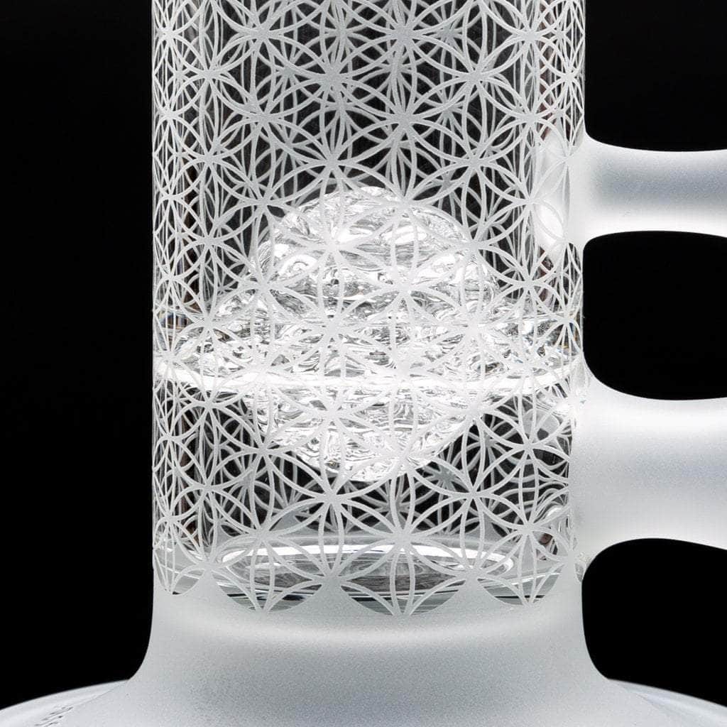Sacred-G Lace Sphere Bong by Seed of Life Glass - Aqua Lab Technologies