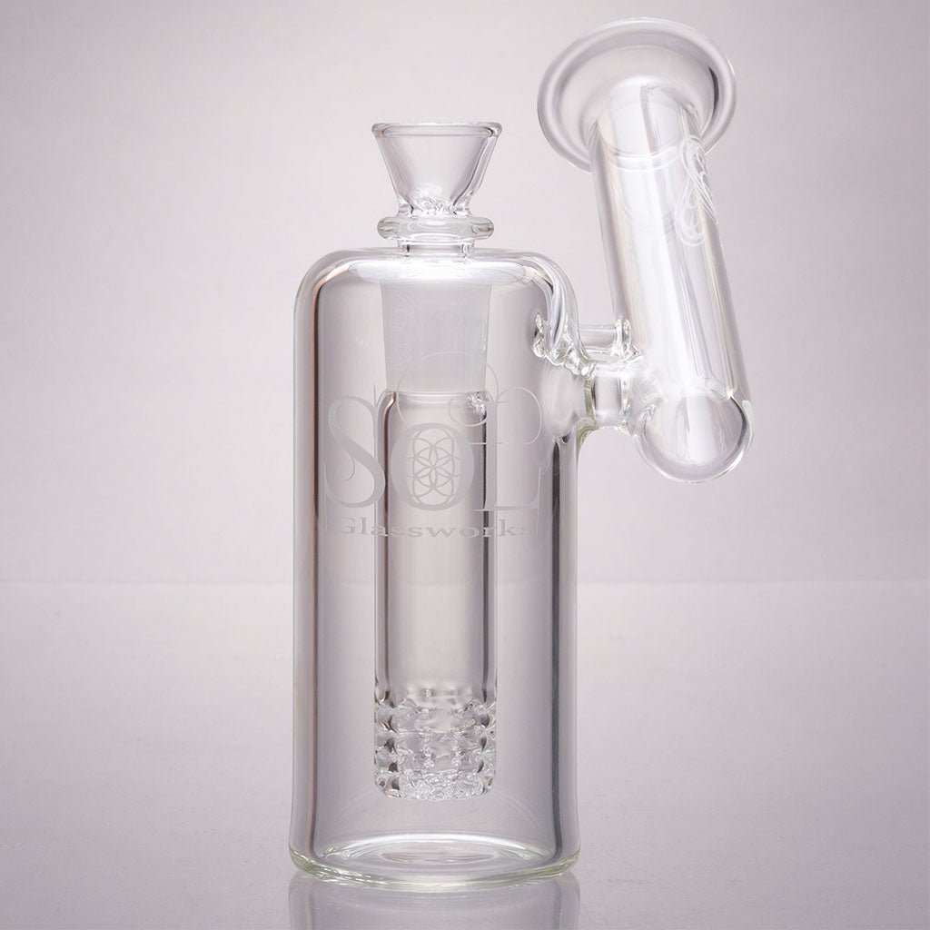 Sidecar Bubbler Bong with Lace Perc by Seed of Life Glass - Aqua Lab ...