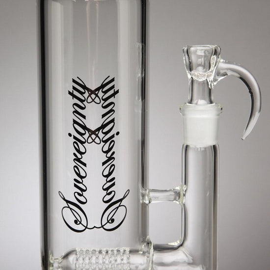 King StemLine Bong with Up Grid by Sovereignty Glass