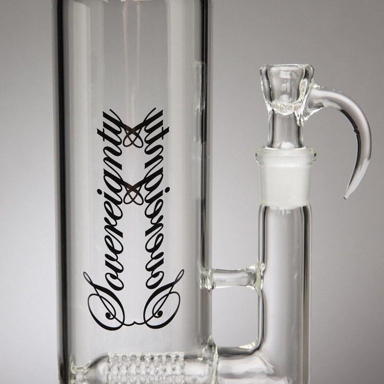King StemLine Bong with Up Grid by Sovereignty Glass