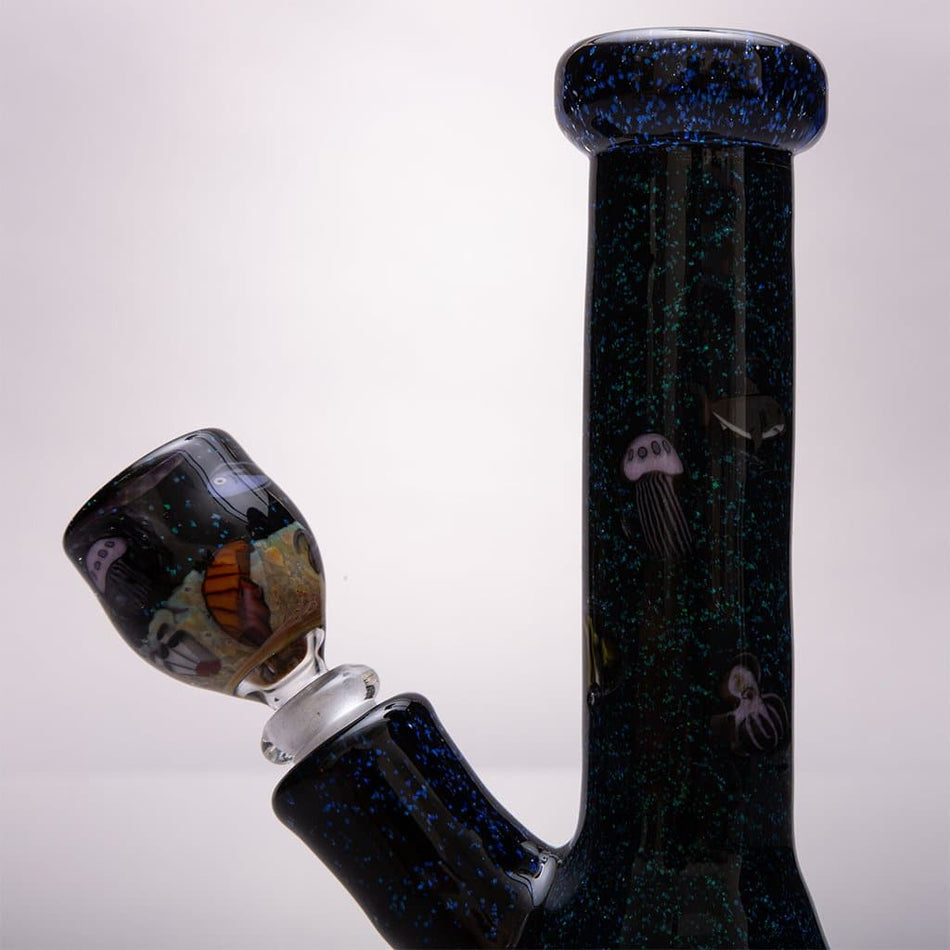 Aquatic Themed Mini Bong by Strobel Glass – Aqua Lab Technologies
